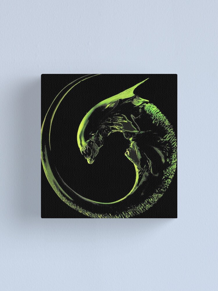"Alien Xenomorph, Xenomorph Art, Xenomorph fan art" Canvas Print for ...