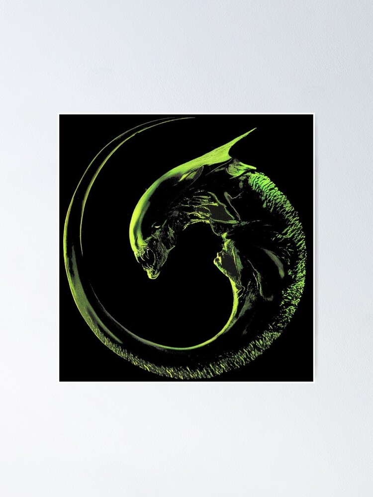 Póster «Alien Xenomorph, arte de Xenomorph, fan art de Xenomorph» de ...