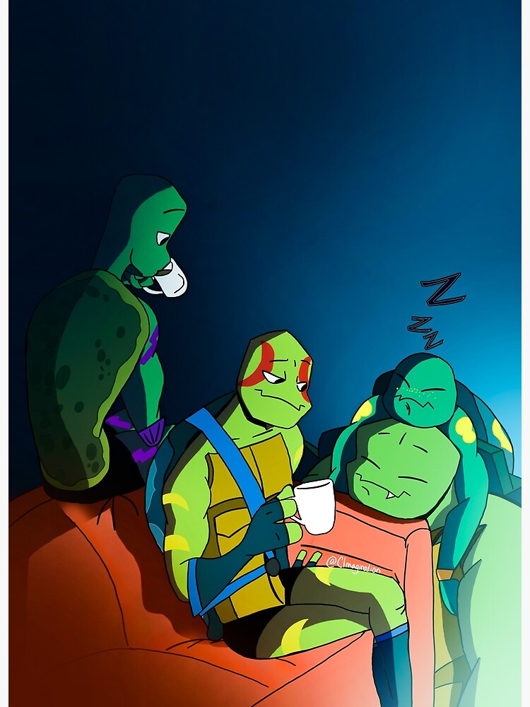 "Sleepy Turtles" Poster for Sale by CindyGaston | Redbubble