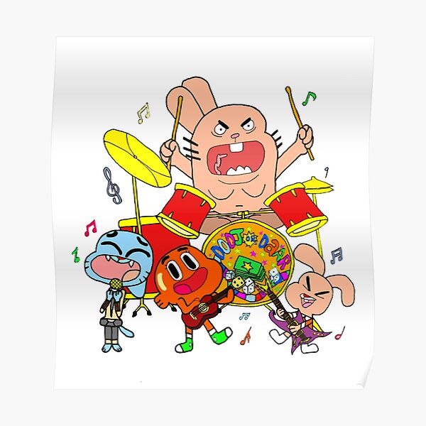 "The Band (The Amazing World Of Gumball)" Poster for Sale by anasohping ...