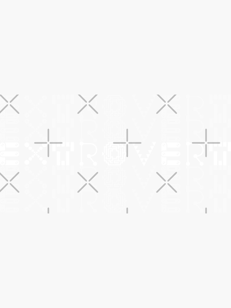 "Extrovert Personality" Sticker for Sale by introvrtdstuff | Redbubble