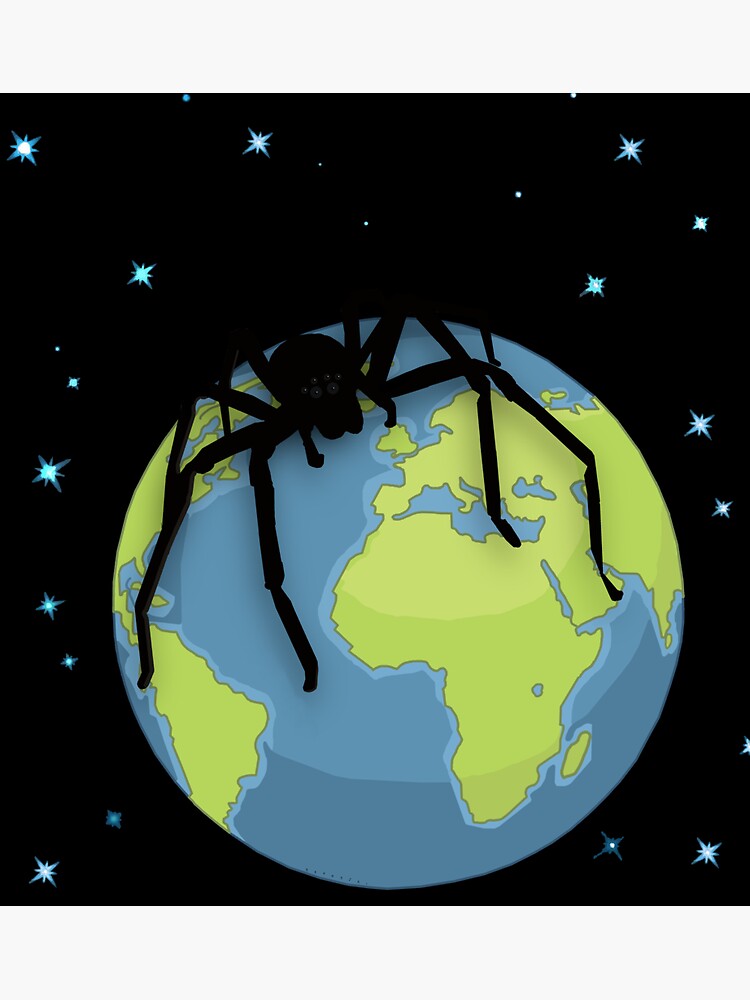 "spider world" Sticker for Sale by DNI3IN | Redbubble