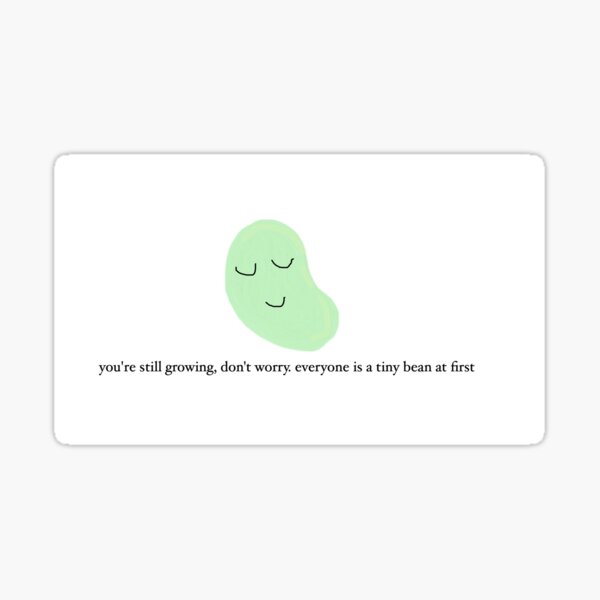 Little Bean Stickers | Redbubble