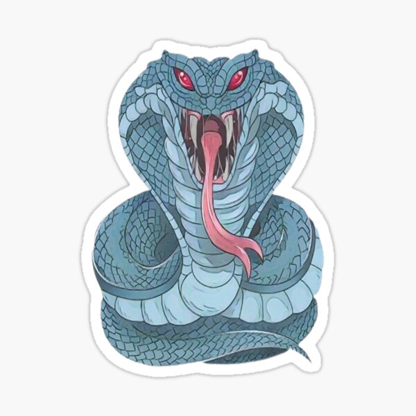 "king cobra snake" Sticker by Unique7design | Redbubble