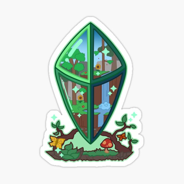 "Forest Pylon" Sticker by fluxxvector | Redbubble