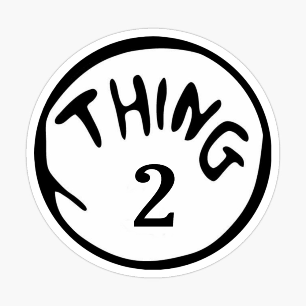 Thing 2 Printable Template