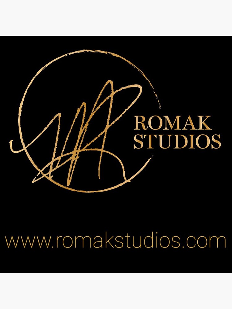 ""Romak Studios" LOGO" Sticker by RomakStudios | Redbubble