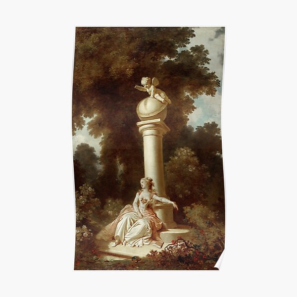 Póster «El progreso de la ensoñación del amor de Jean Honore Fragonard ...