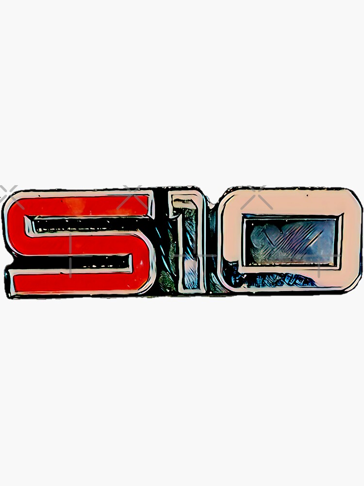 "Distressed Old School S10 Emblem" Sticker for Sale by bdallen16 ...