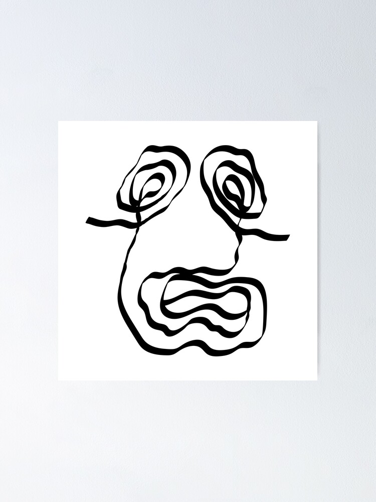 "Dizzy Face" Poster for Sale by Grecia99 | Redbubble