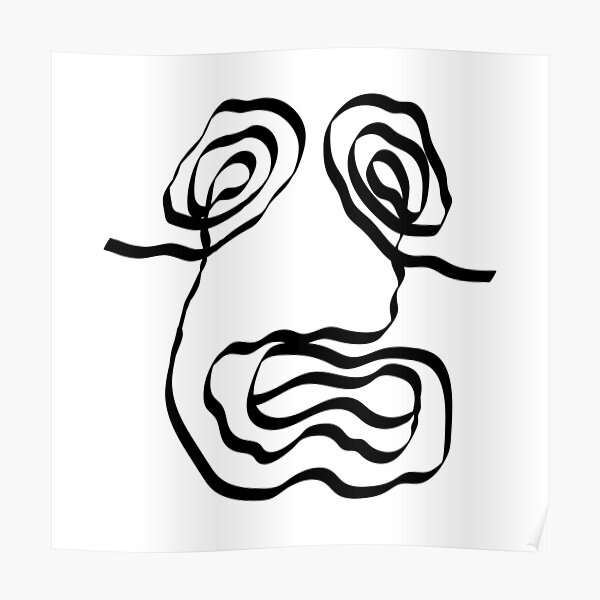 "Dizzy Face" Poster for Sale by Grecia99 | Redbubble