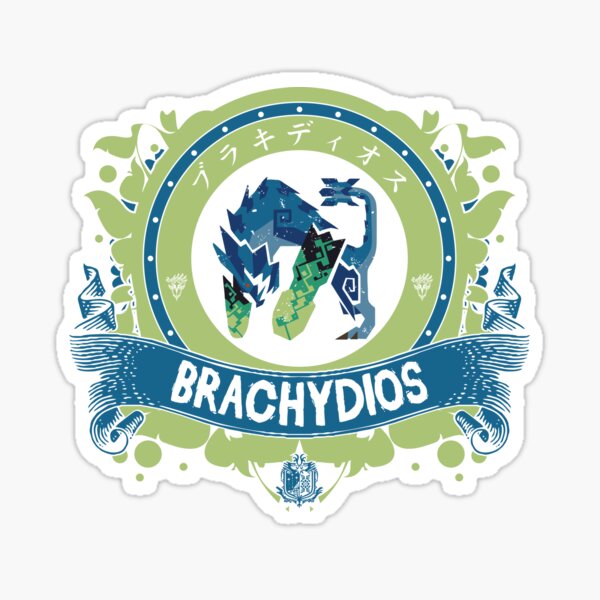 "BRACHYDIOS - CRESTS-V4" Sticker for Sale by EXION CREW | Redbubble