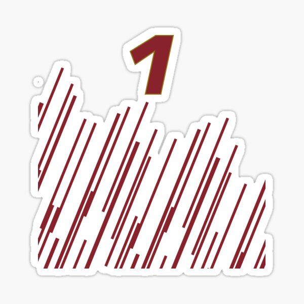 "Max Verstappen Number 1 Design 2022" Sticker for Sale by MrKaiser05 ...