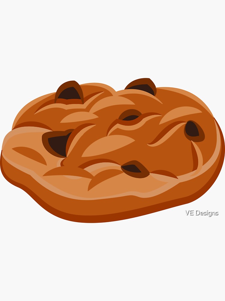 "Choc Chip Cookie" Sticker by WianVE | Redbubble