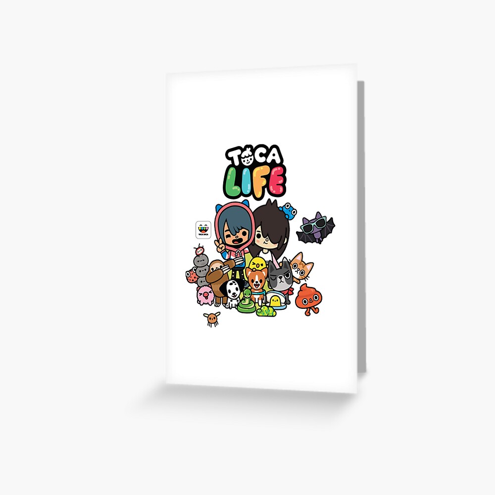 "Toca Boca Toca Boca 2021 Toca Life World" Greeting Card by anasohping ...