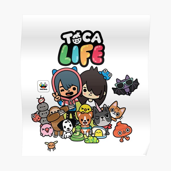 "Toca Boca Toca Boca 2021 Toca Life World" Poster by anasohping | Redbubble