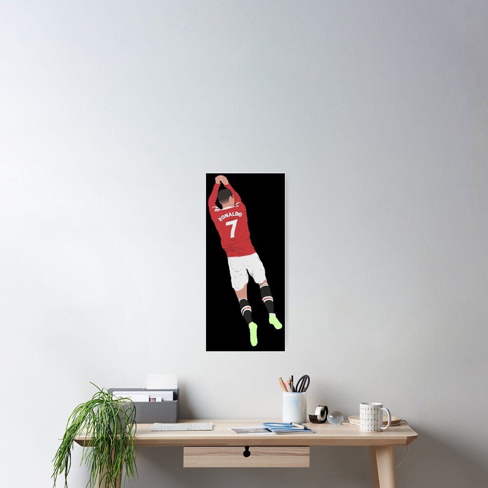 "Siuuu Cristiano Ronaldo Celebration Manchester " Art Print for Sale by ...