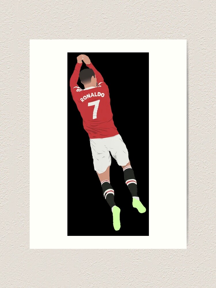 "Siuuu Cristiano Ronaldo Celebration Manchester " Art Print for Sale by ...