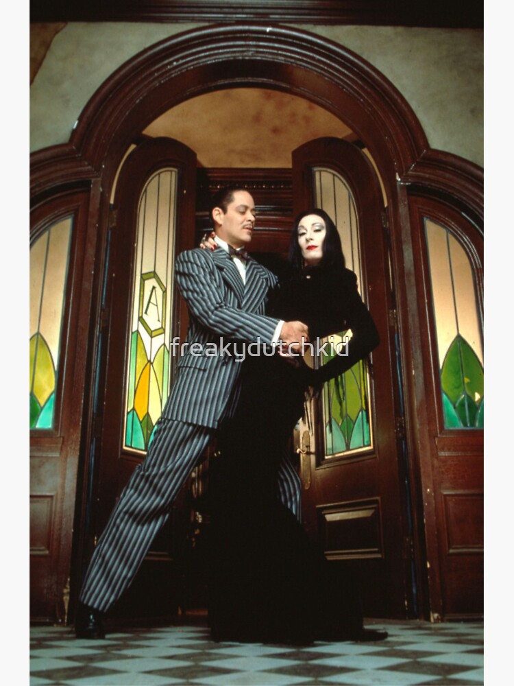 "Gomez and Morticia Addams " Sticker for Sale by freakydutchkid | Redbubble