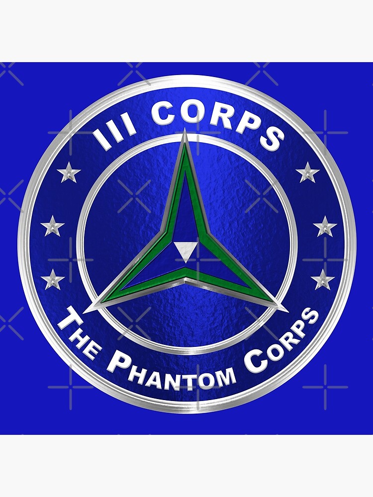 " III Corps Phantom Corps" Poster for Sale by SoldierAlways | Redbubble