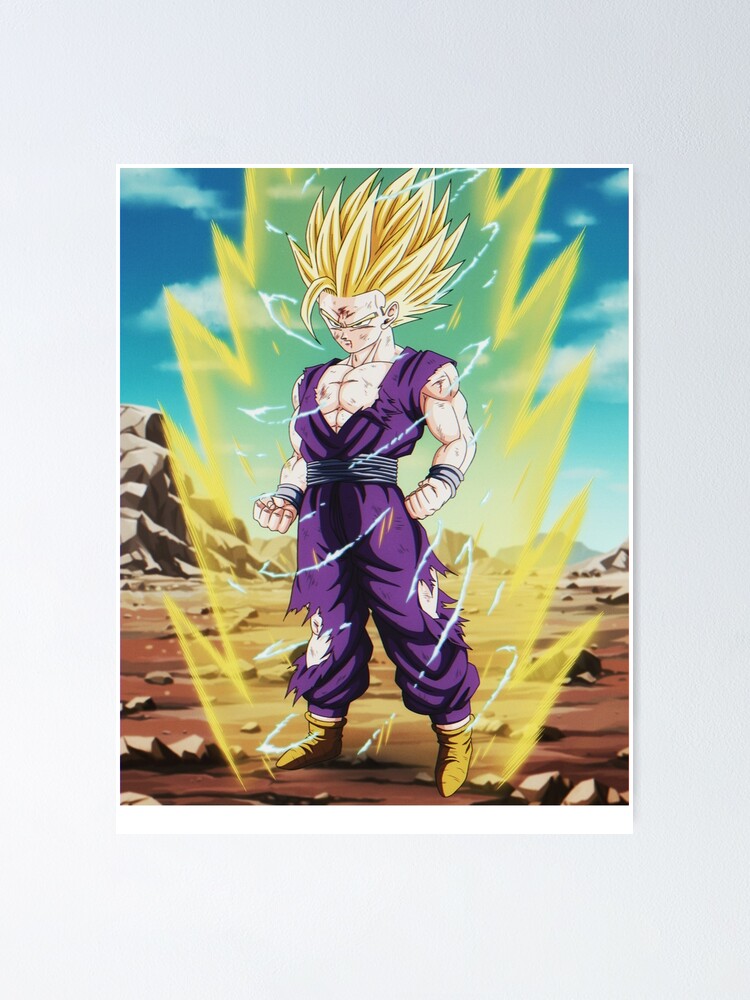 "Gohan SSJ2" Poster for Sale by Ognjancic | Redbubble