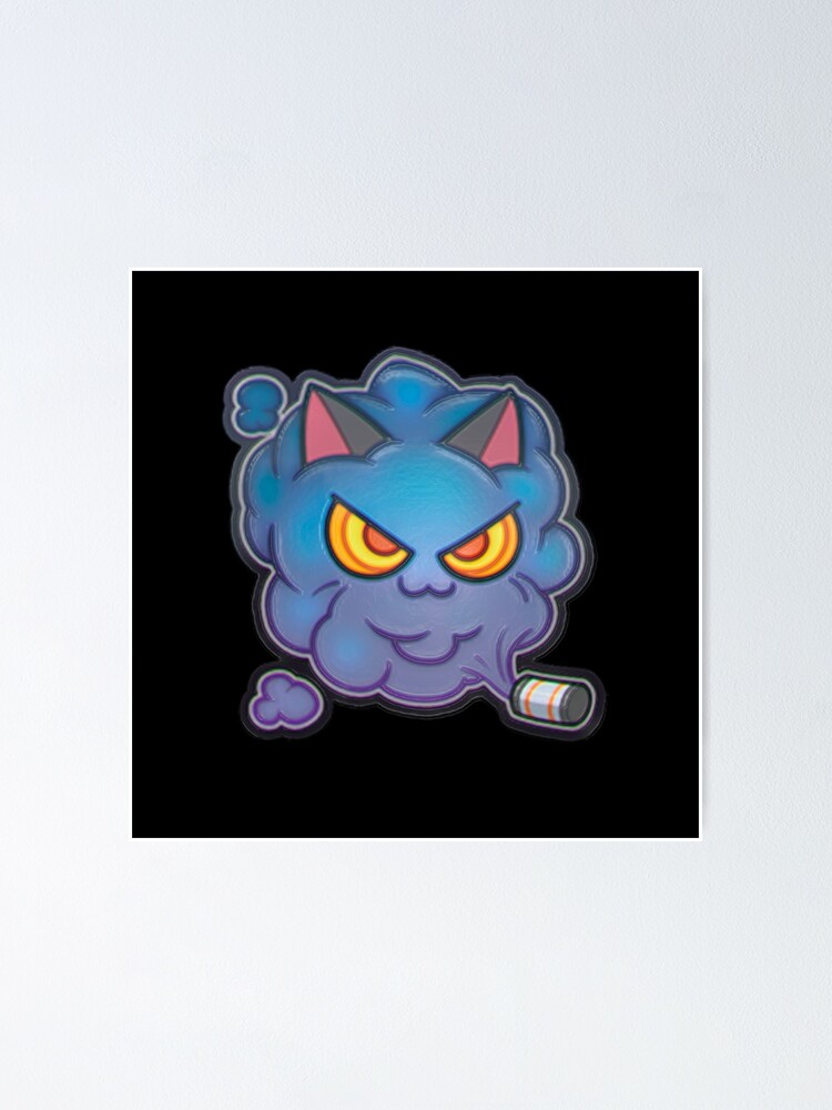 "Evil Smoke Ghost" Poster for Sale by si3iy | Redbubble