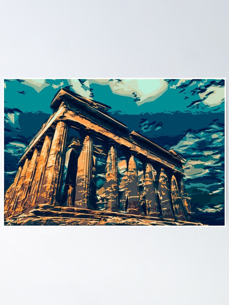 "The Parthenon, Greece." Poster for Sale by Criabrasil | Redbubble