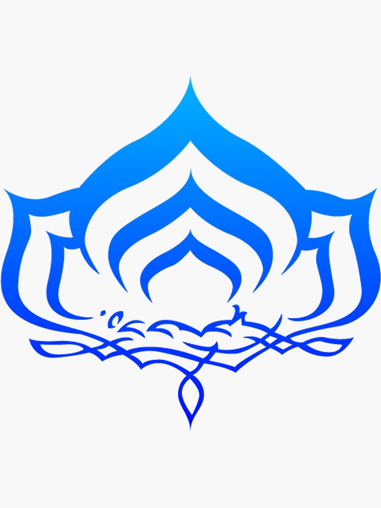 "Warframe - Logo Design" Sticker for Sale by Gwydionss | Redbubble