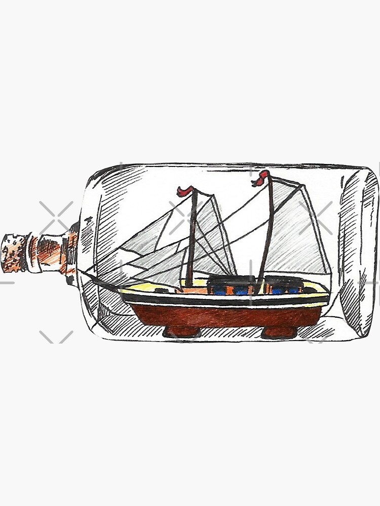 "Vessel" Sticker for Sale by Nevermind-artss | Redbubble