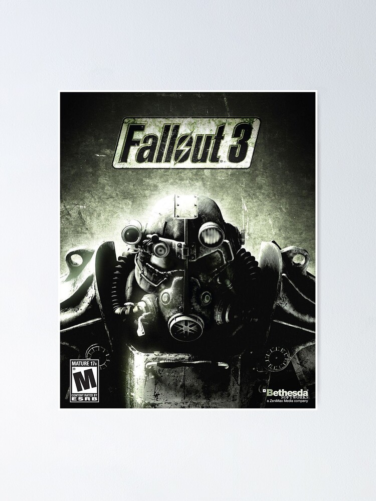 "Fallout 3 Game Cover" Poster by Fallout76ers | Redbubble