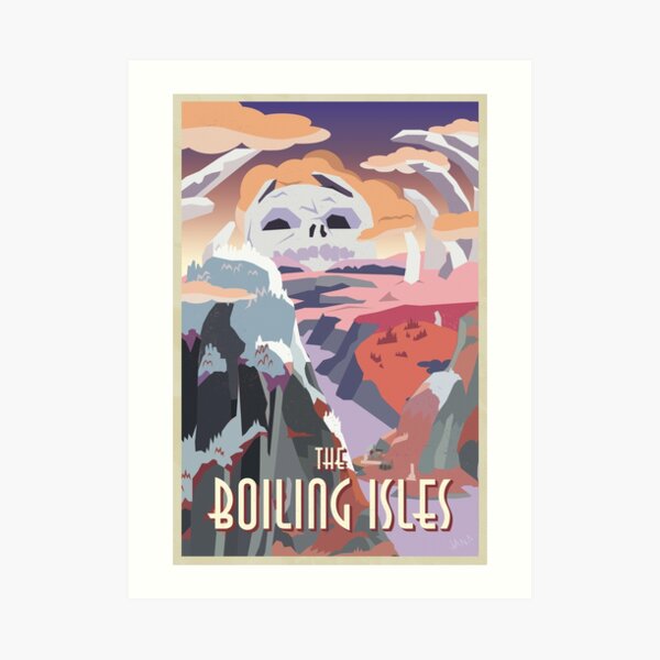 "VISIT THE BOILING ISLES - The Boiling Isles" Art Print by jaysay ...