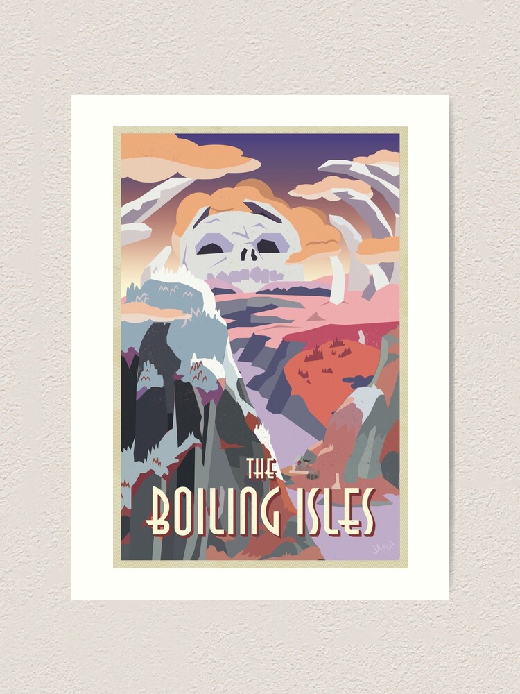 "VISIT THE BOILING ISLES - The Boiling Isles" Art Print by jaysay ...