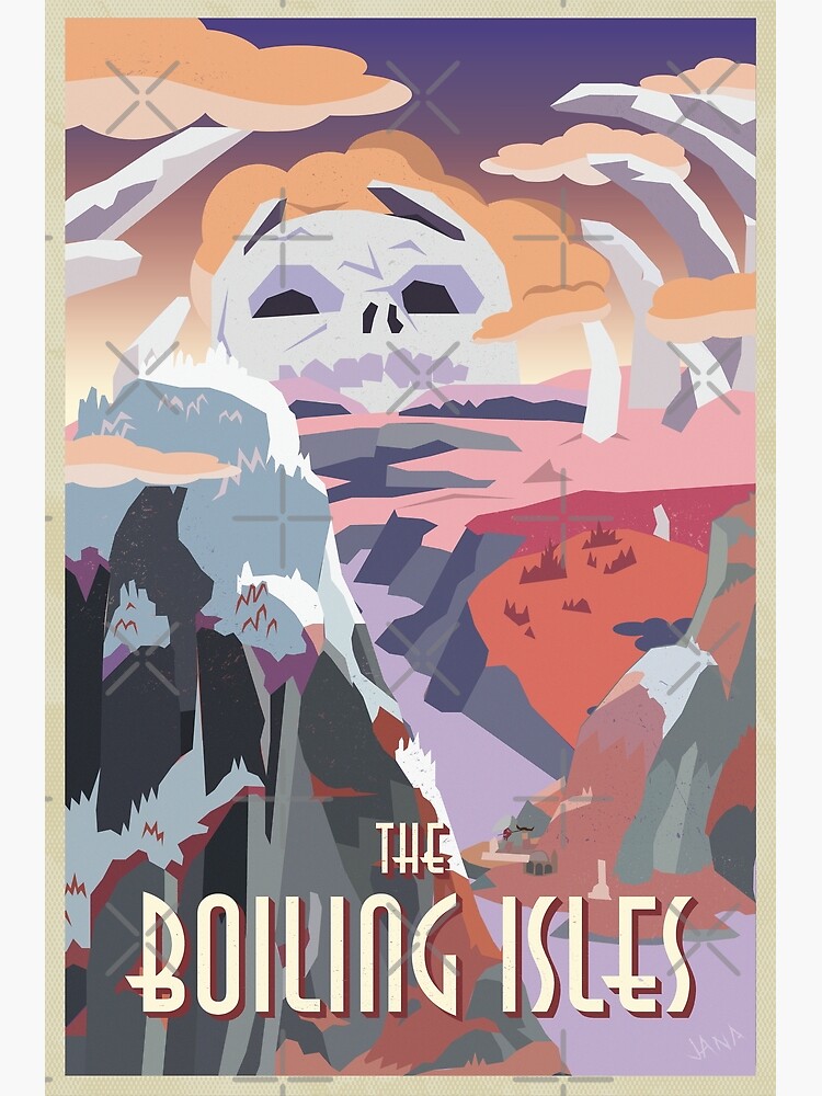 "VISIT THE BOILING ISLES - The Boiling Isles" Poster for Sale by jaysay ...