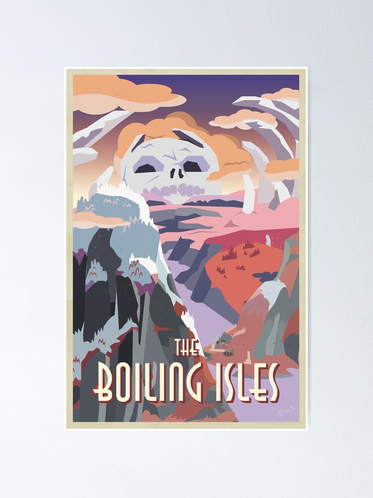 "VISIT THE BOILING ISLES - The Boiling Isles" Poster for Sale by jaysay ...
