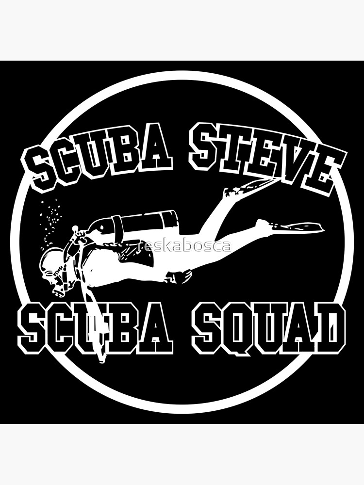 "Scuba Steve Scuba Squad" Poster for Sale by reskabosca | Redbubble