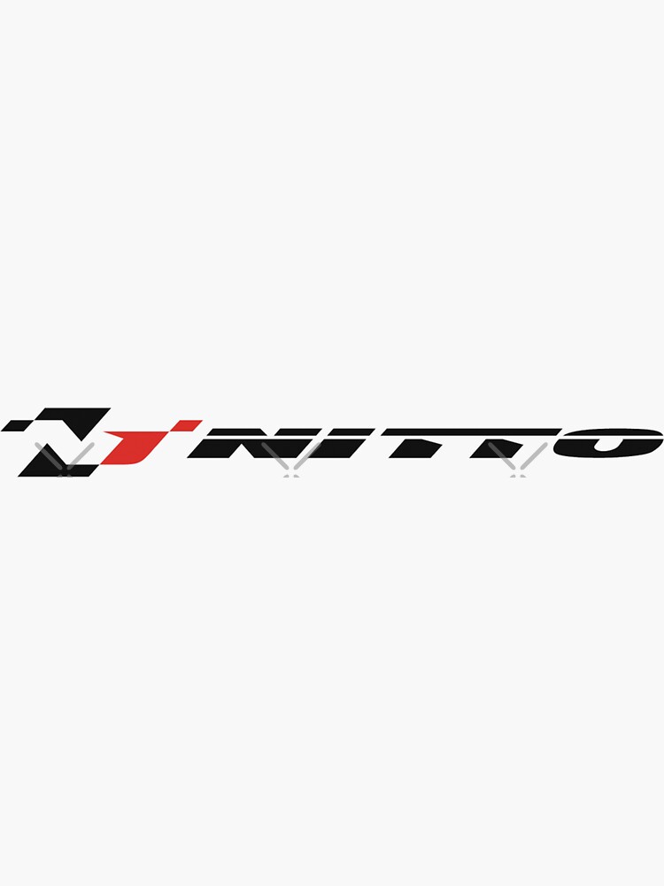 "NITTO LOGO" Sticker by Racingdecals | Redbubble