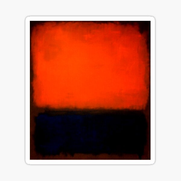 " HD no-14 Painting of Rothko - Mark Rothko " Sticker by suny-shop ...