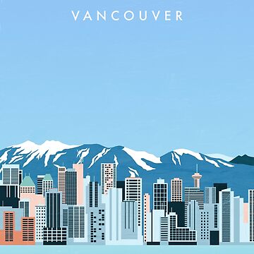 "Vancouver Illustration" Poster by Katinka Reinke | Redbubble