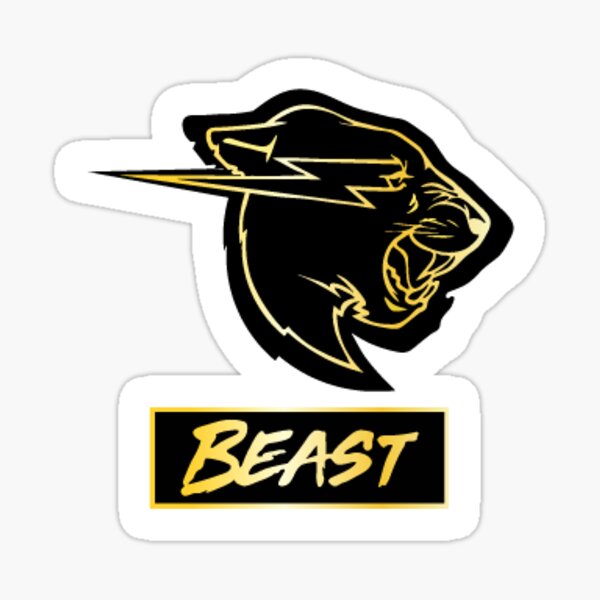 "Beast Sticker" Sticker by Issajackiesabo | Redbubble