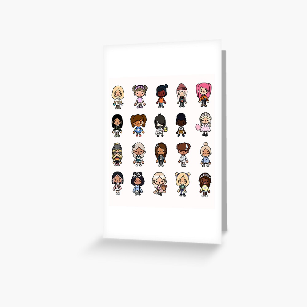 " Toca Boca Toca Boca 2021 Toca Life World" Greeting Card by anasohping ...