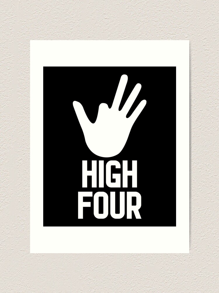 "High Four (Dark Amputee Humor)" Art Print for Sale by SolarDesignRed ...