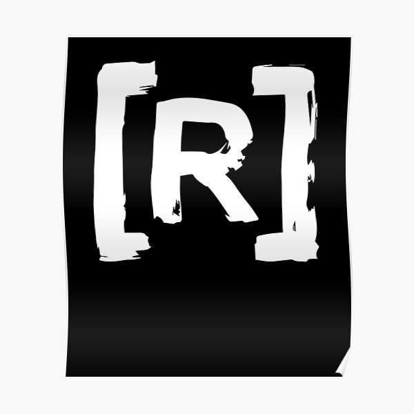 "Residente Logo Mark " Poster for Sale by HamzaOuanzigui | Redbubble