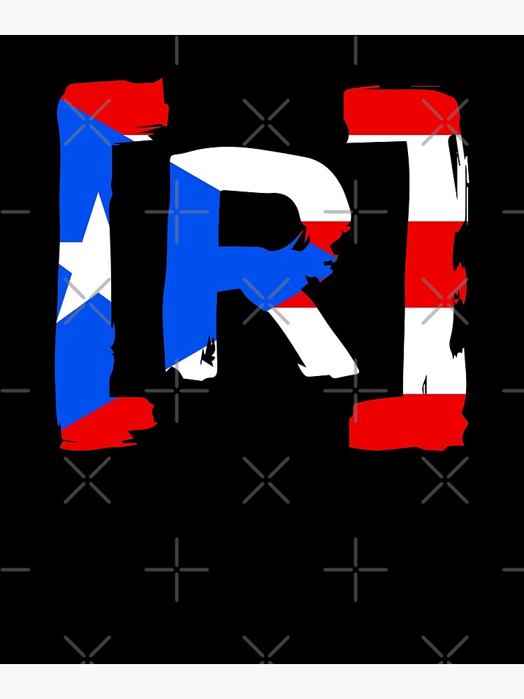 "Residente Logo Mark Puerto Rico Flag" Poster for Sale by ...