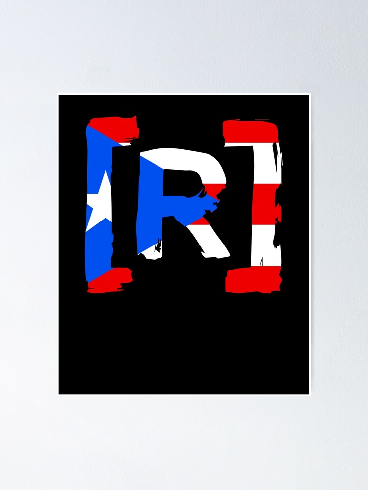 "Residente Logo Mark Puerto Rico Flag" Poster for Sale by ...