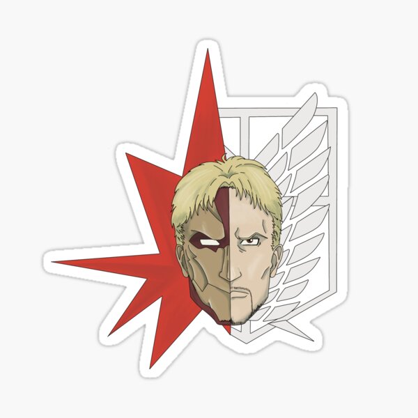 "Reiner + Armored Titan " Sticker for Sale by AnInternetUser | Redbubble