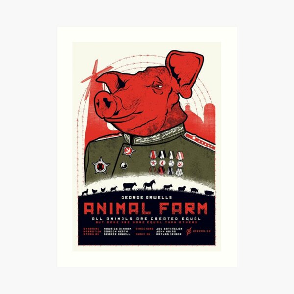 "Animal Farm Movie Poster" Art Print for Sale by carterrandy | Redbubble
