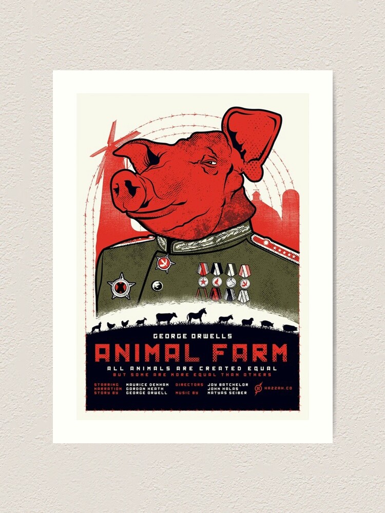 "Animal Farm Movie Poster" Art Print for Sale by carterrandy | Redbubble