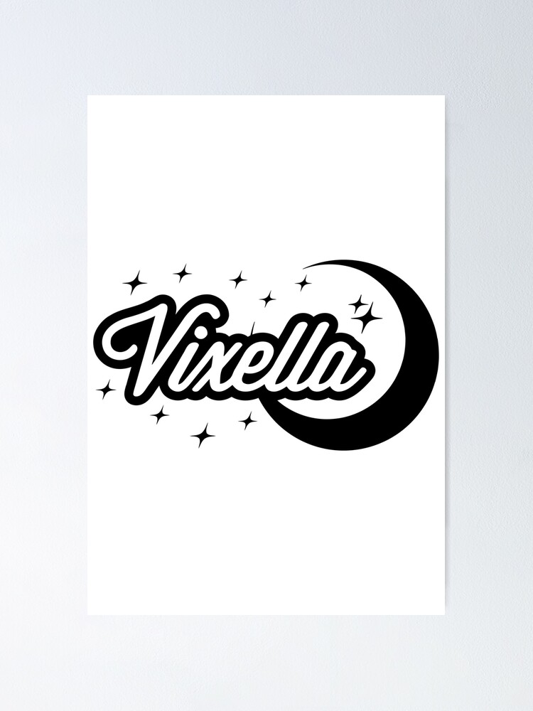 "Vixella Merch Vixella Logo" Poster by MorinoMiya | Redbubble