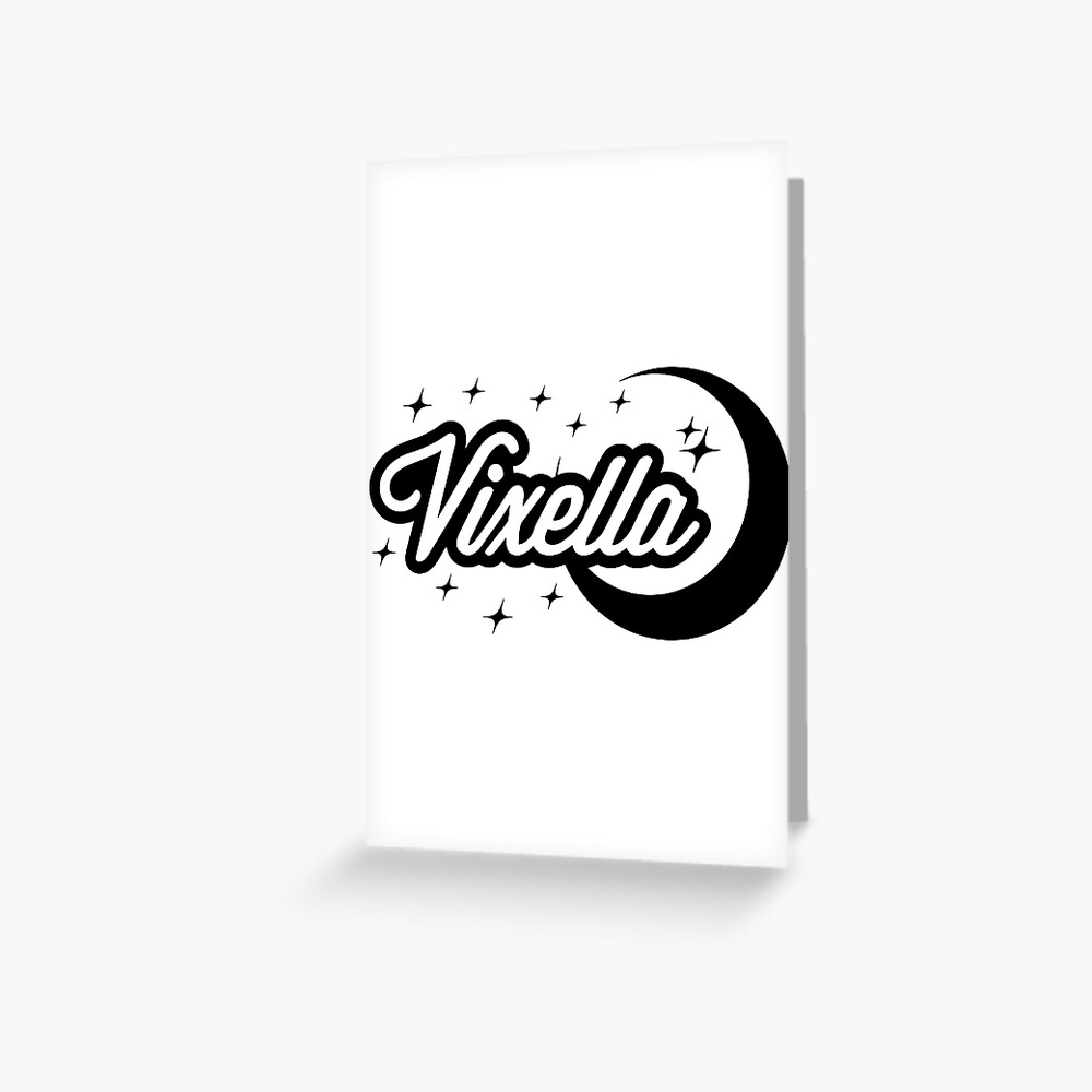 "Vixella Merch Vixella Logo" Greeting Card by MorinoMiya | Redbubble