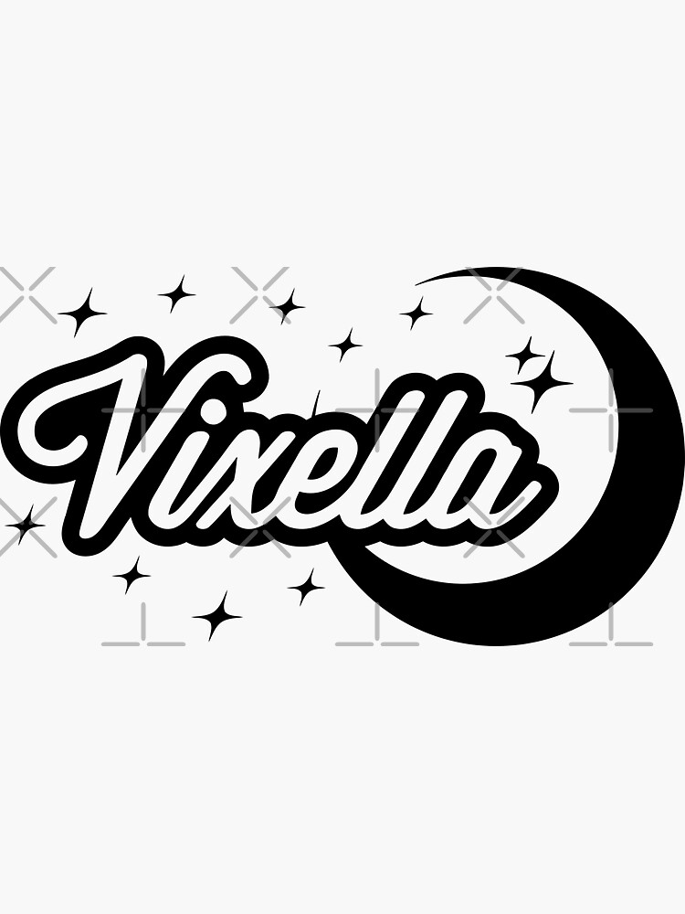 "Vixella Merch Vixella Logo" Sticker by MorinoMiya | Redbubble